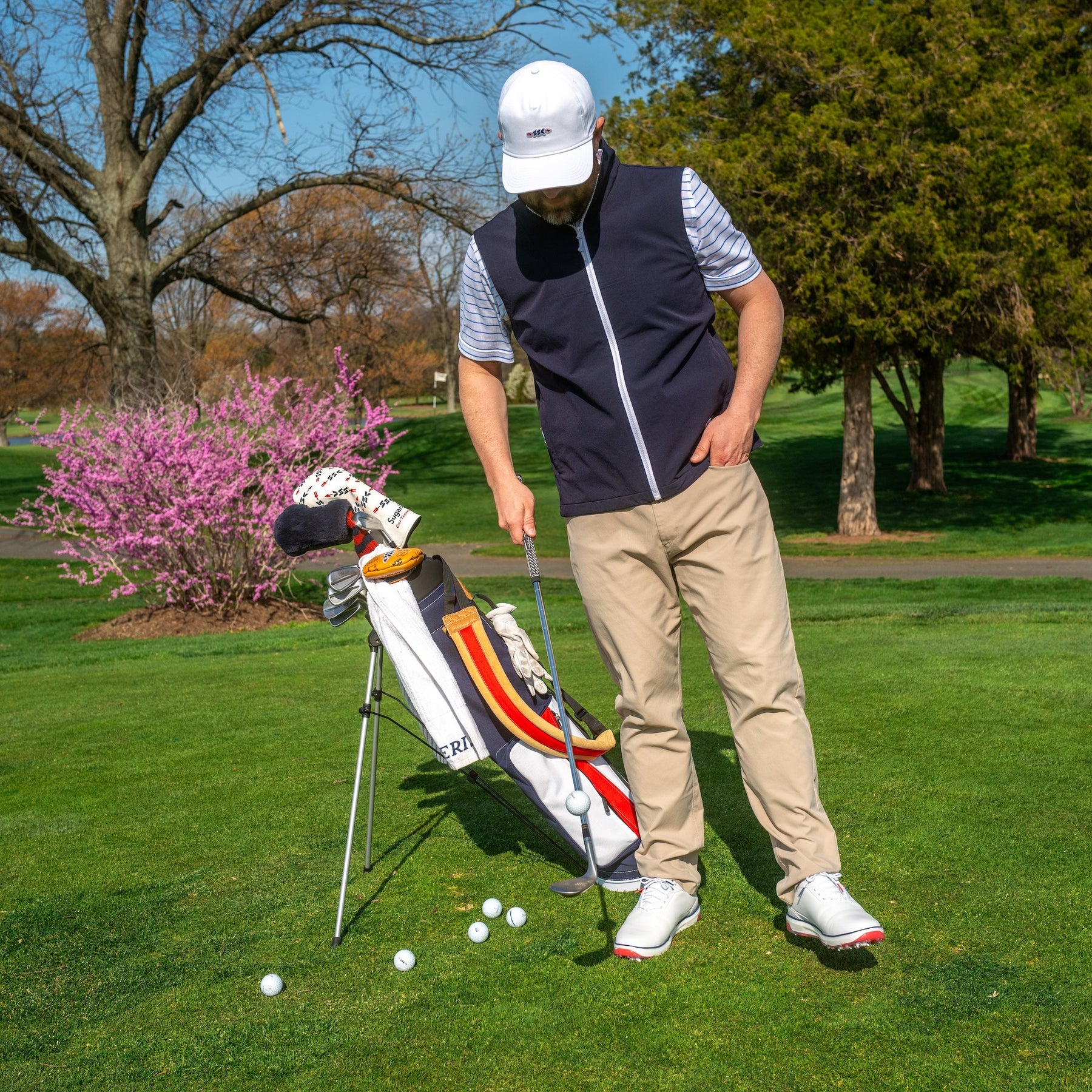 SSC x Evans "Team Bag" | Lightweight Stand Golf Carry Bag
