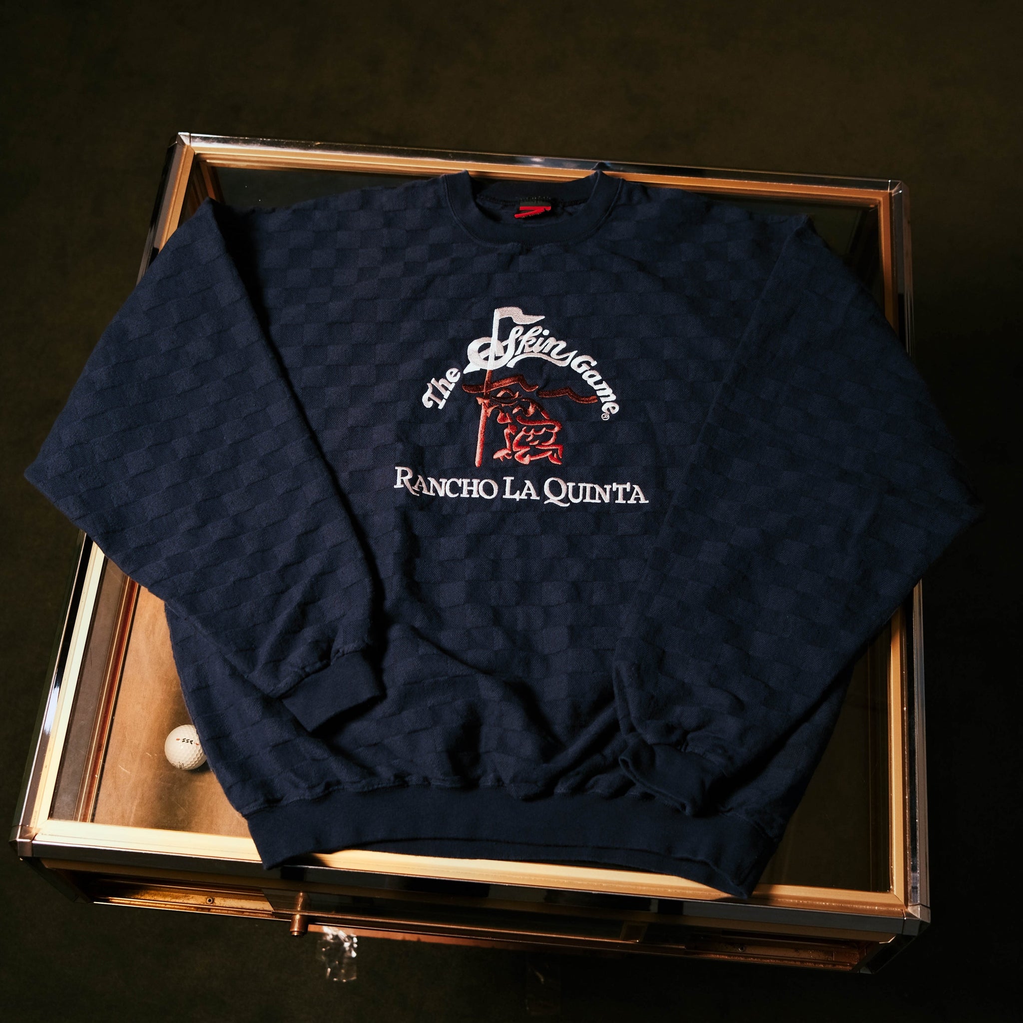 Skins Game Checkered Crewneck